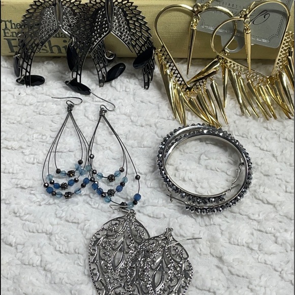 Source Unknown | Jewelry | Gold Silver Pierced Earring Bundle | Poshmark